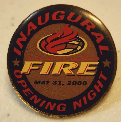 Portland Fire WNBA Basketball Lapel Pin vintage 2000 inaugural opening ...
