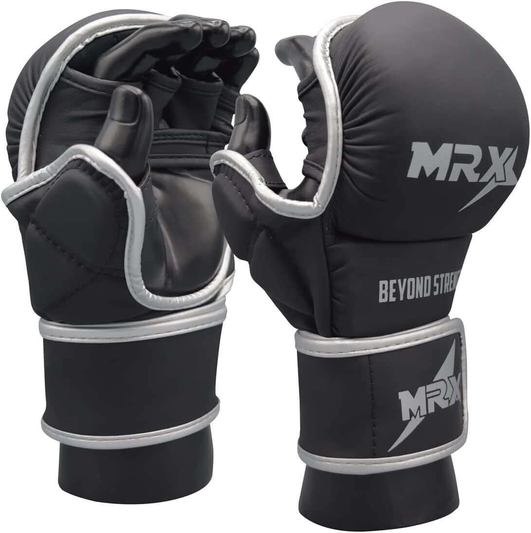 Mrx Products MMA Gloves For Grappling Sparring, With Open Ventilated ...