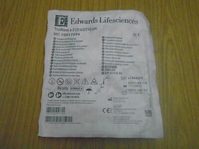 Edwards Lifesciences TruWave Pressure Monitoring Kit T001709A LOT ...