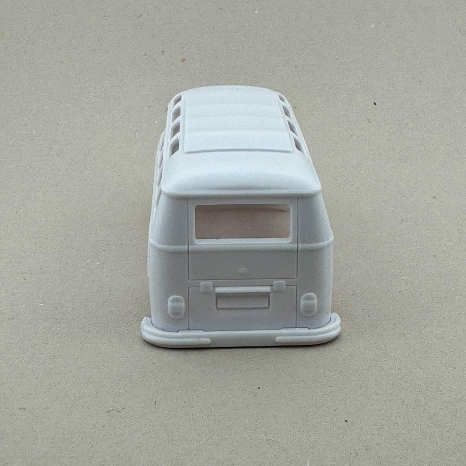 Auto World '65 VW Samba Bus Unpainted Body, Fits AFX & X-Traction ...