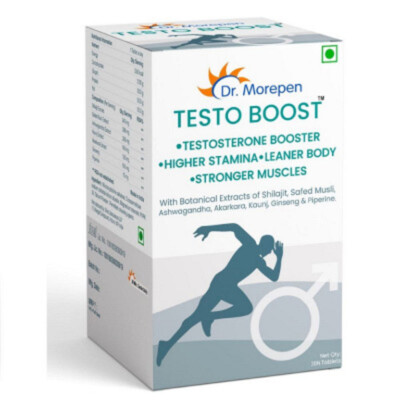 Dr Morepen Testo Boost Multivitamin Herbals Men Tablets (30tab) Long ...