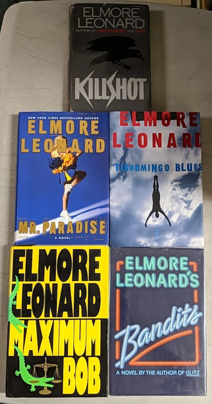 Elmore Leonard Hardcover Killshot Mr. Paradise Tishomingo Blues Bandits ...