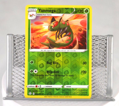 Pokemon TCG Shining Fates Yanmega 002/072 Reverse Holo Rare | eBay