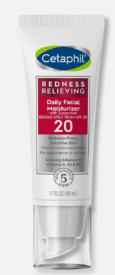 Cetaphil Redness Relieving Daily Facial Moisturizer SPF 20 1.7 oz Exp ...