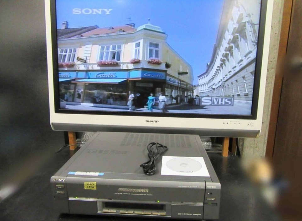 SONY WV-SW1 Hi8 8mm VHS VCR W Video Deck high efficiency Perfect ...