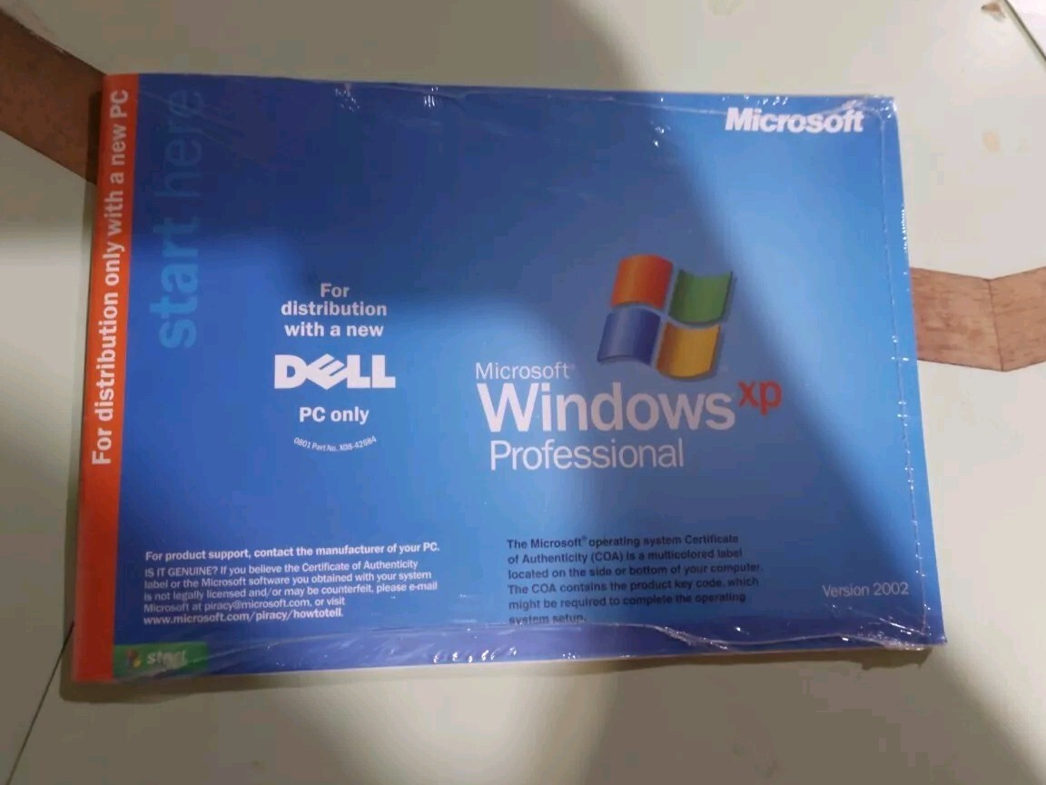 Dell Windows XP Professional Service Pack 2 Reinstallation CD SP2 New ...
