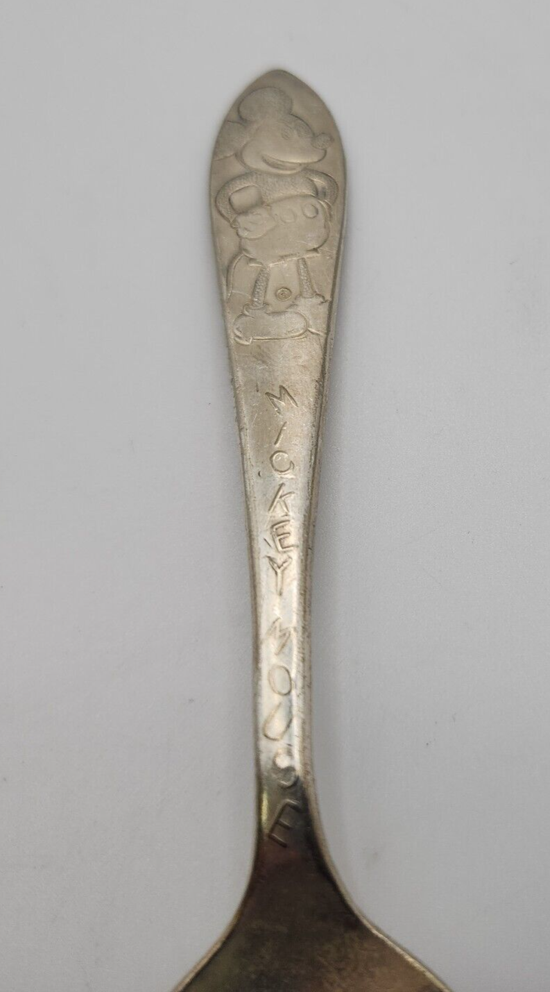 Wm Rogers Mfgco International Silver Silverplate Disney Mickey Mouse ...