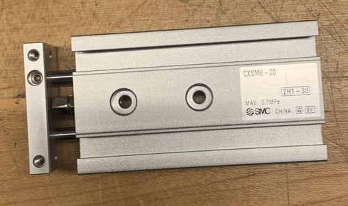 SMC CXSM6-20 Dual Rod Guided Cylinder-NIB | eBay