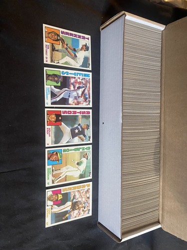 1983, 1984, 1985, 1986 Topps Complete Set Lot NrMt-Mt (86 Is Factory ...