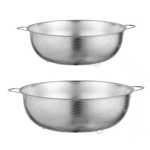 Stainless Steel Fine Mesh Strainer Net Baskets With Handle Resting Base ...