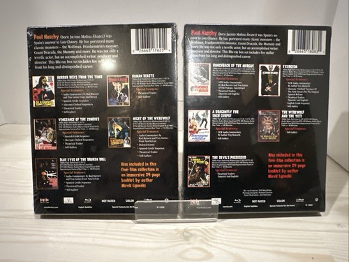 Scream Factory Paul Naschy Collection I And II Blu-Ray Box Sets New ...