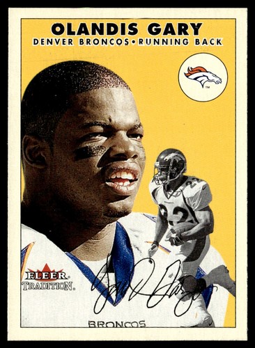 2000 Fleer Tradition Olandis Gary Denver Broncos #156 | eBay