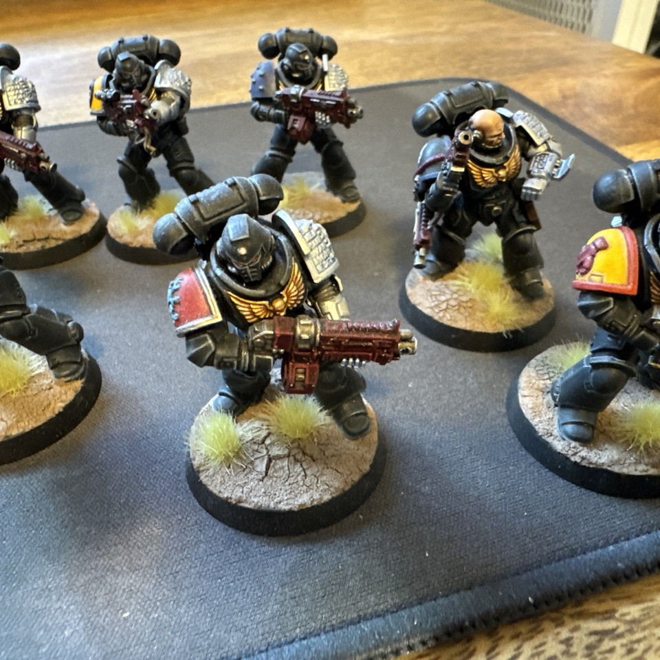 Deathwatch Primaris Veteran Squad Space Marines X7 Painted - Warhammer ...