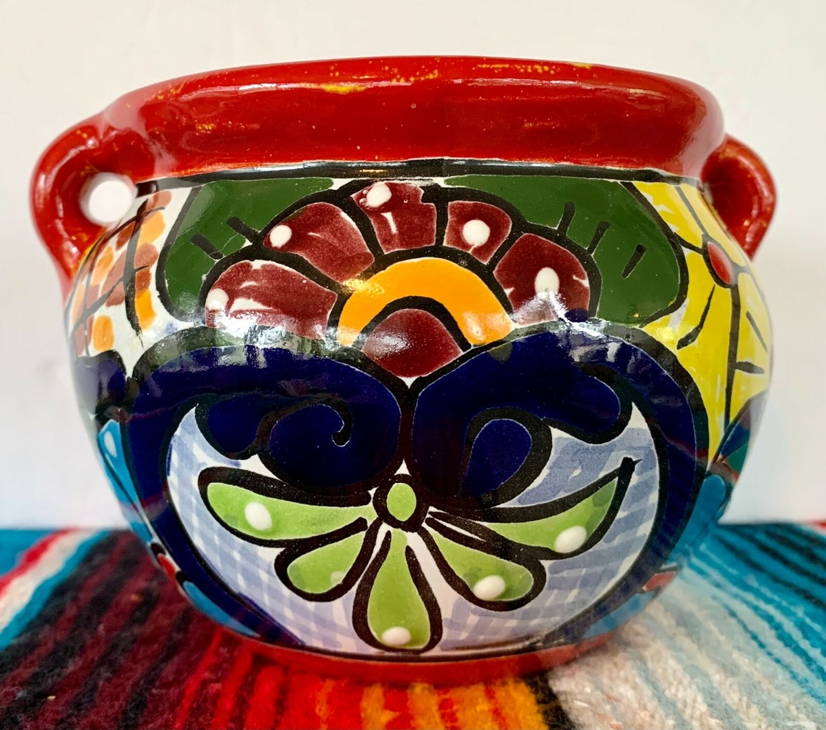 Mexican Pottery Flower Pots