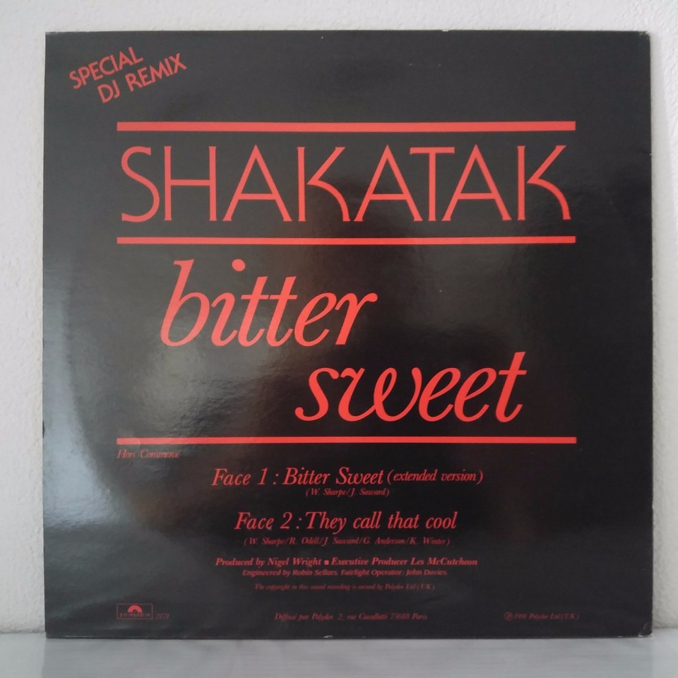 Shakatak - Bitter Sweet (Vinyl, 12", Maxi 33 RPM, Promo) | eBay