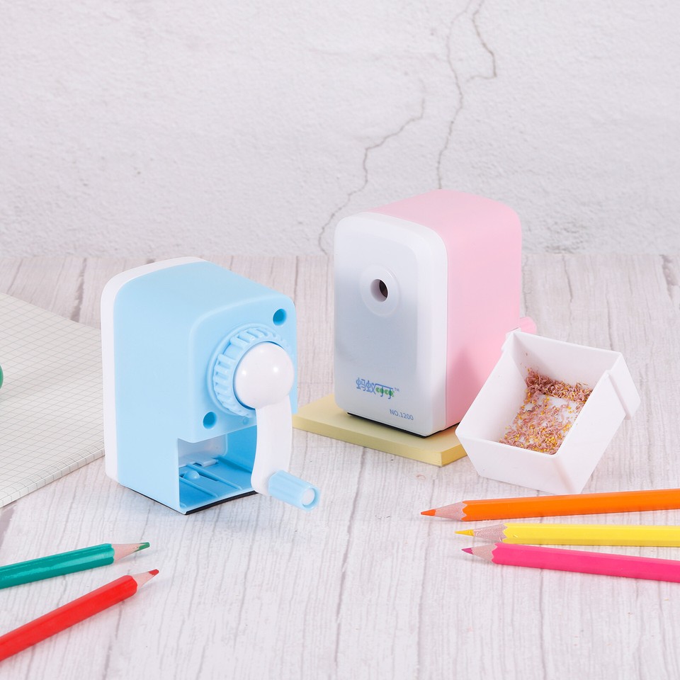 Pencil Sharpening Machine Hand Crank Pencil Sharpener Manual Style 1 ...
