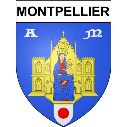 Montpellier 34 ville Stickers blason autocollant adhésif | eBay