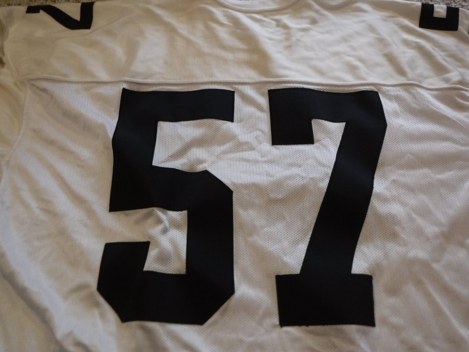 1988 PITTSBURGH STEELERS GAME JERSEY SAND-KNIT TEAM ISSUE #57 WITH AJR ...