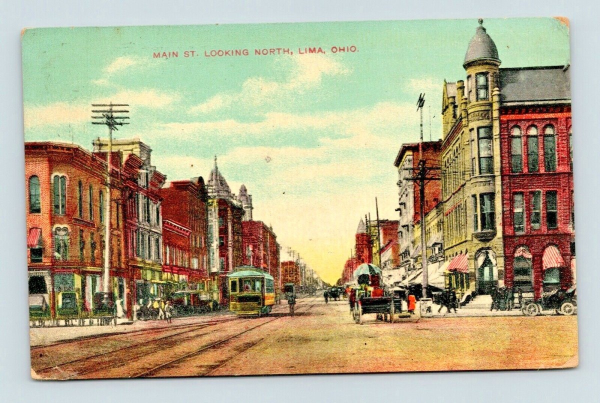 Historic Lima Ohio Lima Map 1892, Vintage Lima Map, Old Lima Ohio Art,