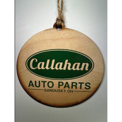 Callahan Auto Parts - Wood Christmas Ornament | eBay