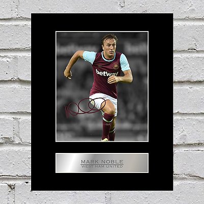 Mark Noble Signed Mounted Photo Display West Ham United | eBay UK