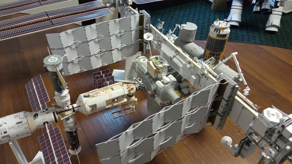 International Space Station Paper Model