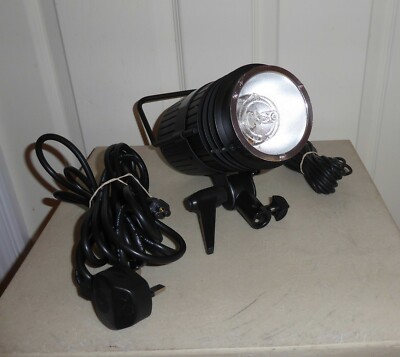 MODERN COMPACT LENCARTA STUDIO FLASH HEAD , TESTED & WORKING with LEADS ...