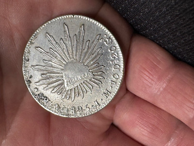 Original Mexico 1825 Mo 8 Reales silver coi | eBay