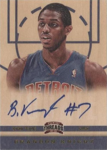 2012-13 Panini Threads - Rookies #157 Brandon Knight (AU, RC) for sale ...