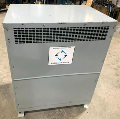 POWERSMITHS TRANSFORMER 225 KVA 3PH PRI: 480 VAC SEC: 208Y/120 VAC ...