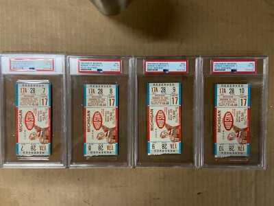 1950 Snow Bowl Game Ohio State vs Michigan PSA Graded tickets | eBay