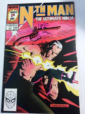 Nth Man the Ultimate Ninja #1 August 1989 Marvel Comics | eBay