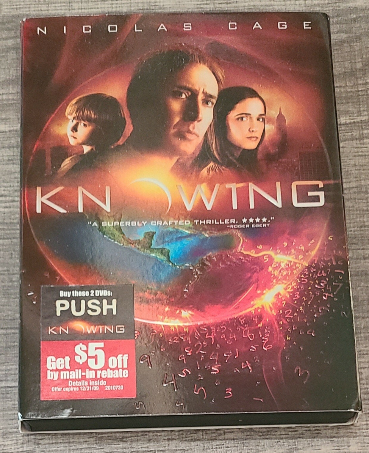 Knowing (DVD) Nicolas Cage Rose Byrne 25192031885| eBay