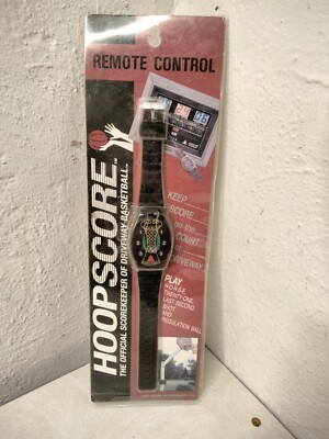 1992 Jaguar HoopScore The Official Scorekeeper Watch Remote Control NIP ...