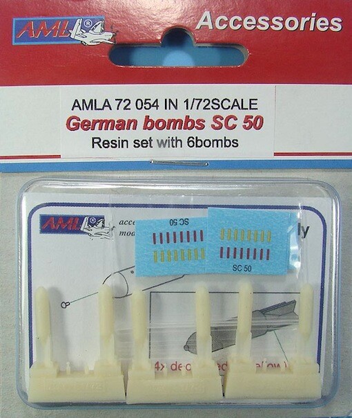 AML Models 1/72 GERMAN SC 50 BOMBS (6 Bombs) Resin Set | eBay
