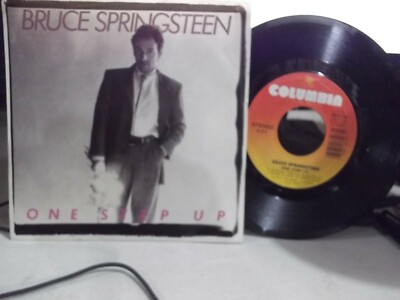 45A *PIC SLEEVE* BRUCE SPRINGSTEEN ONE STEP UP / ROULETTE | eBay