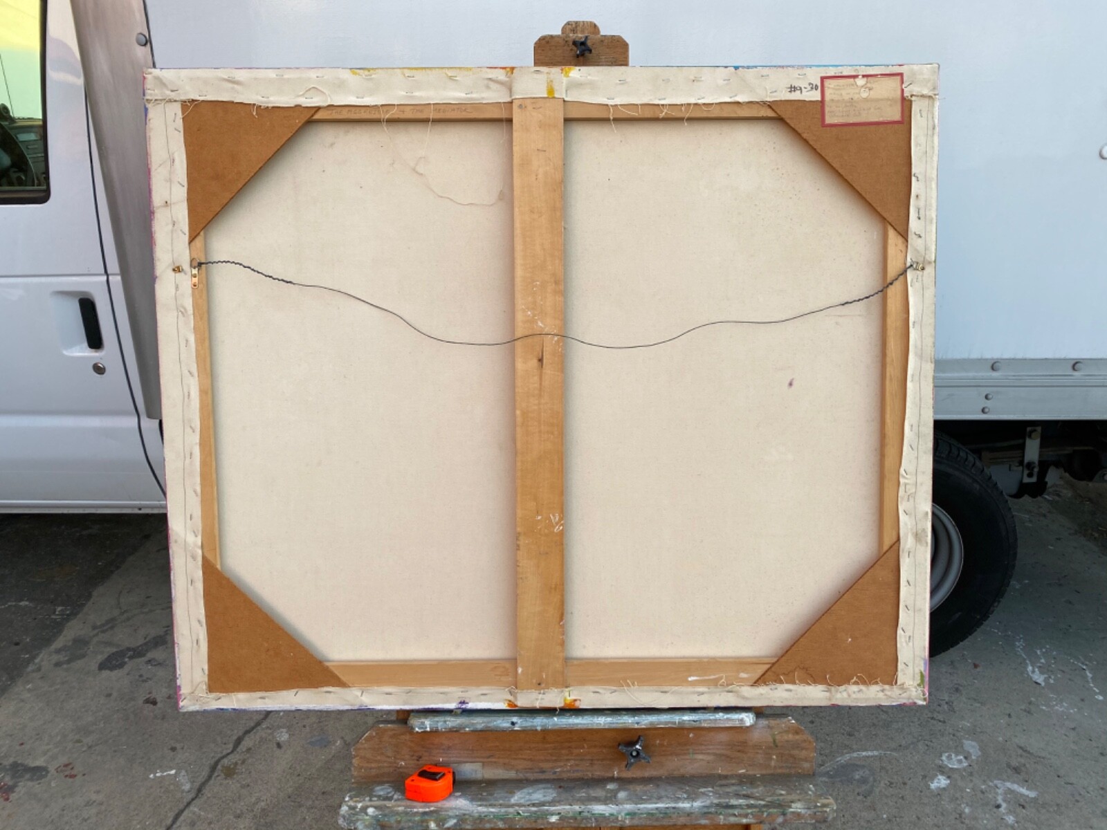 Ina Gilbert Painting 40”x48” Toronto Canada Abstract Cubism Modern Art ...