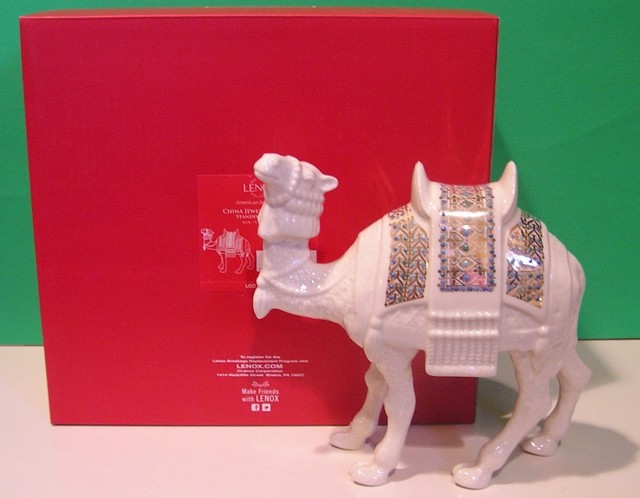 Lenox China Jewels Nativity Standing Camel Porcelain 24k Gold for sale ...