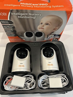 MobiCam HD Pro Intelligent Nursery Monitoring Camera System 2 Cameras ...