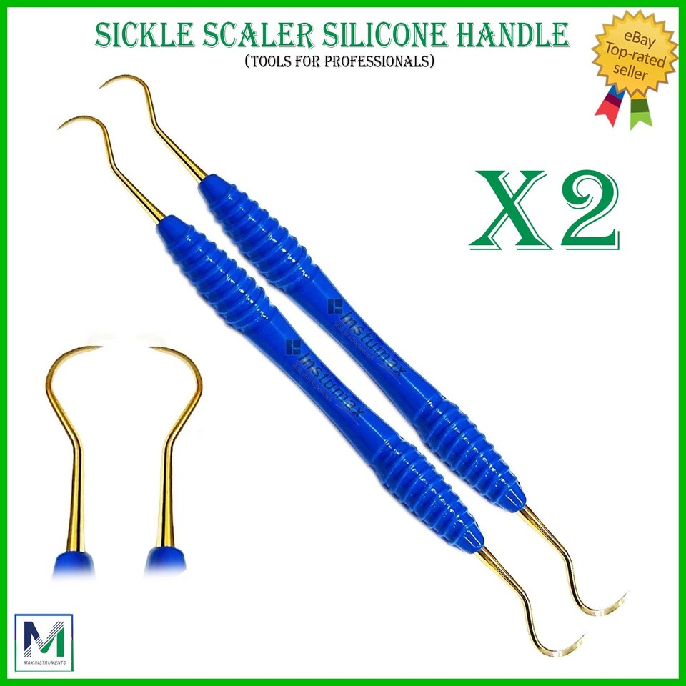 Sickle Scaler Silicone Dental Hand Instruments Pro Periodontal Hygiene ...