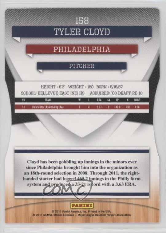 2011 Donruss Elite Extra Edition Prospects Blue Status Die-Cut /100 ...