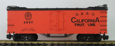 DELTON 4257 D & RGW CALIFORNIA FRUIT LINE REEFER no box | eBay