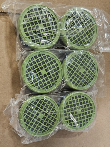 6 Pro-tech G110 Respirator Acid Gas Organic Vapor Filter Cartridges ...