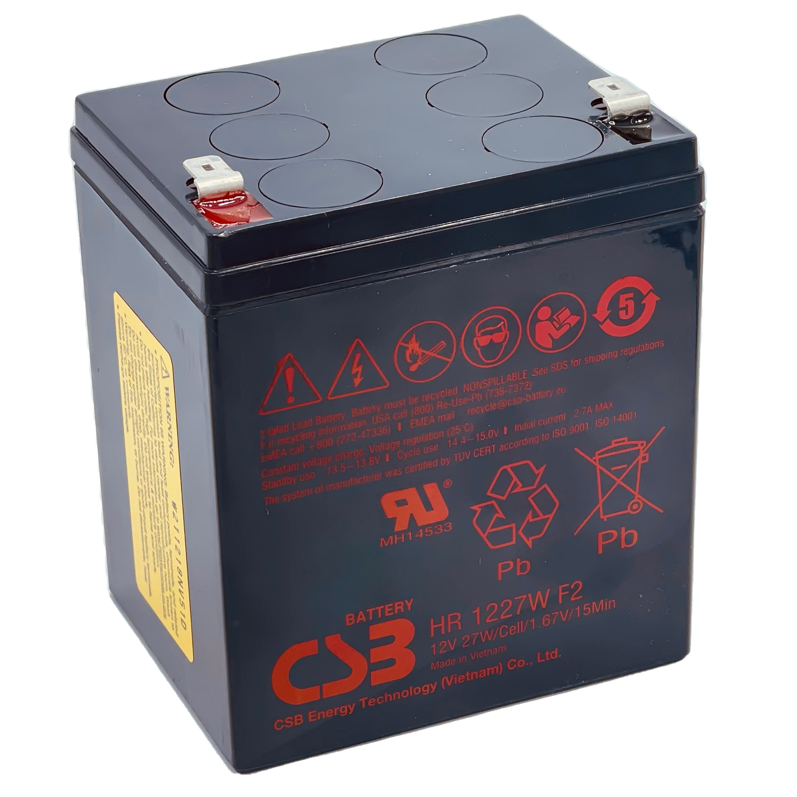 CSB Battery HR1227WF2 - Home Alarm Battery (for AT&T Digital Life ...
