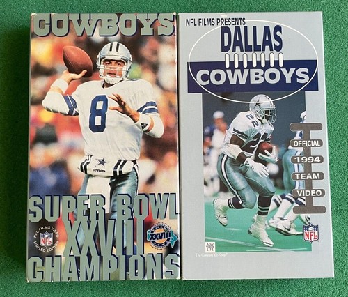 Dallas Cowboys 1993 1994 ~ 2 VHS + FREE DVDs 780063183734 | eBay