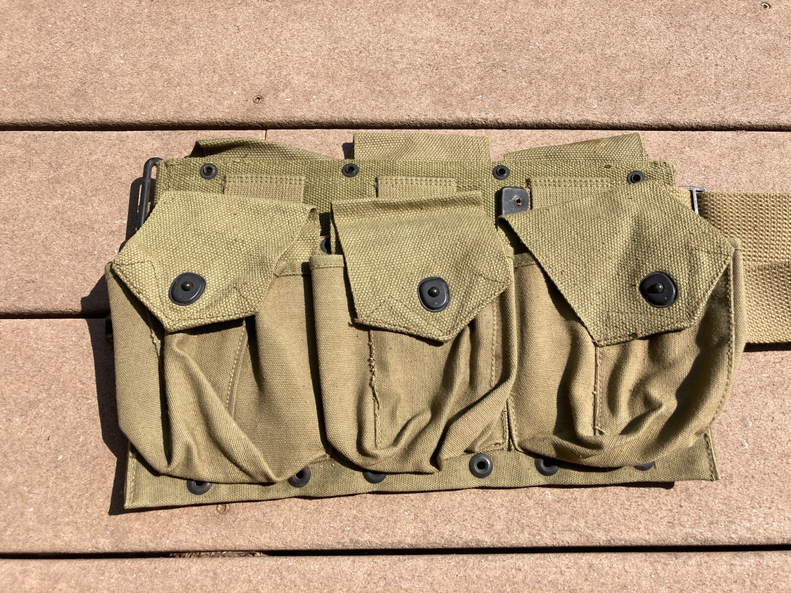 WW2 US Army Military M1937 BAR CARTRIDGE Ammo Ammunition BELT Boyt 1942 ...