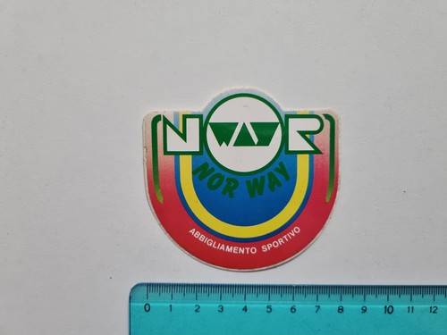 Adhesive Norway Nor Way Clothing Sticker Autocollant Vintage 80s ...