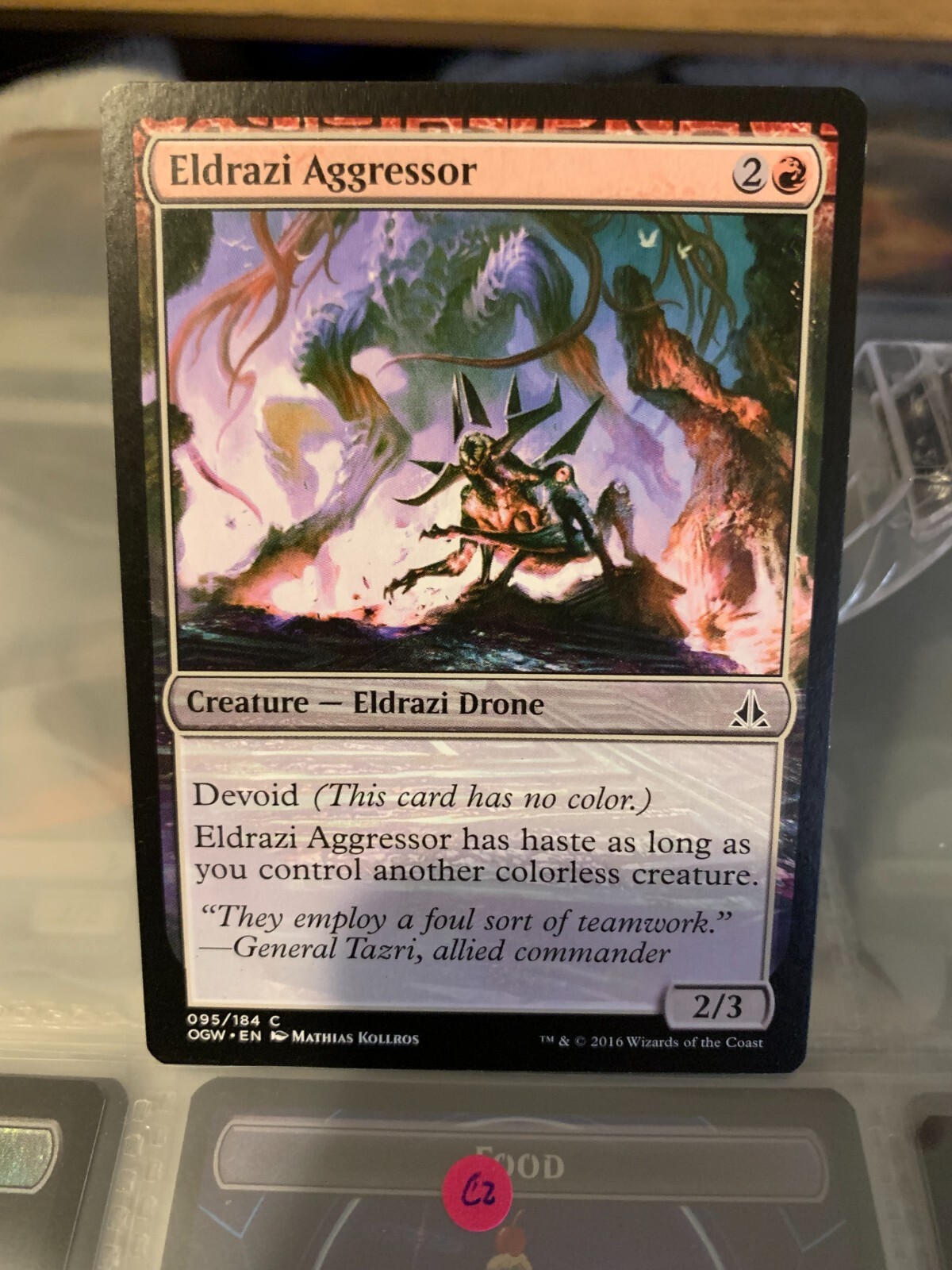 MTG Eldrazi Aggressor Oath of the Gatewatch 095/184 Regular Common for ...