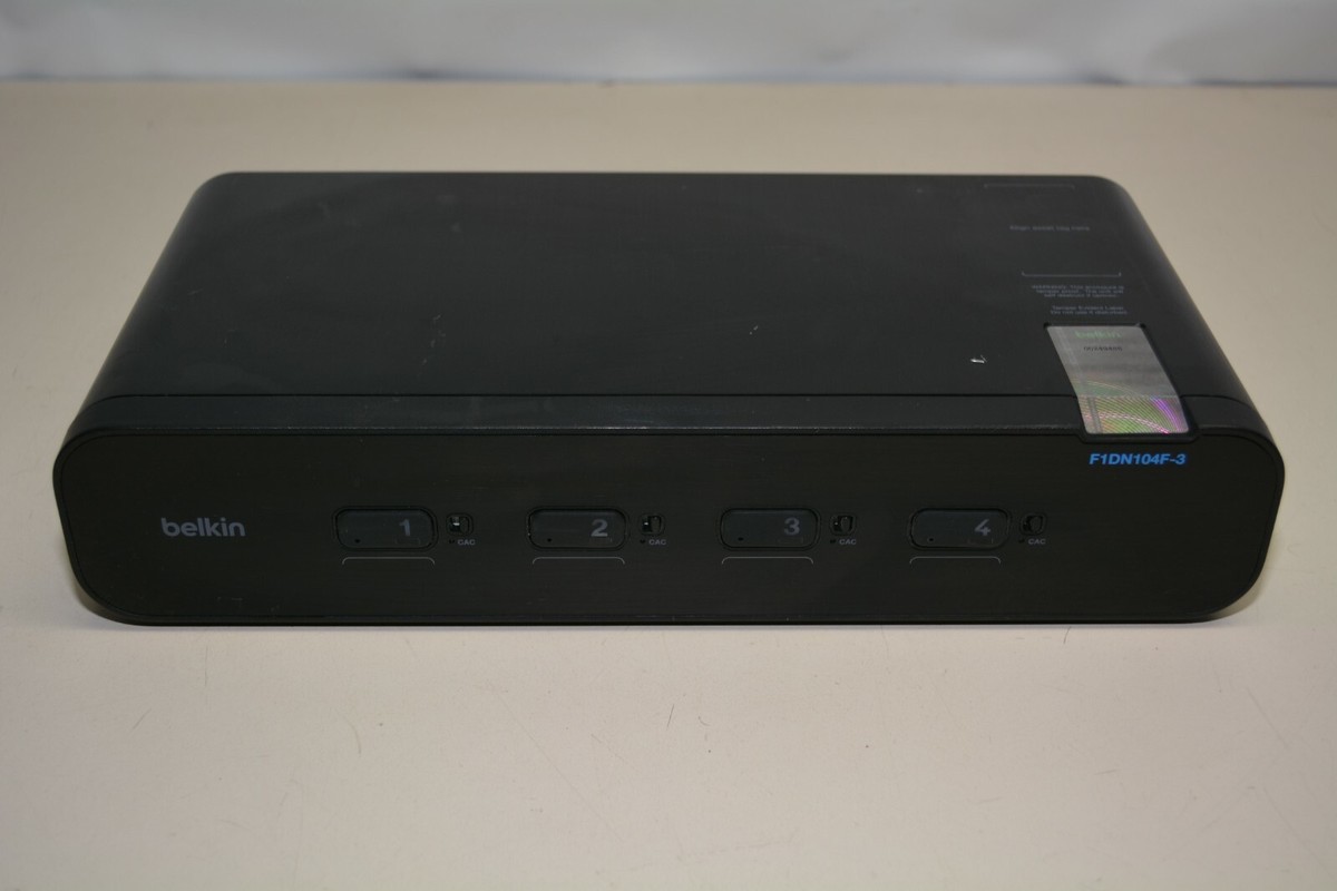 Belkin Secure 4-Port DVI-I SH KVM with Audio and CAC PP 3.0 | noguchi ...