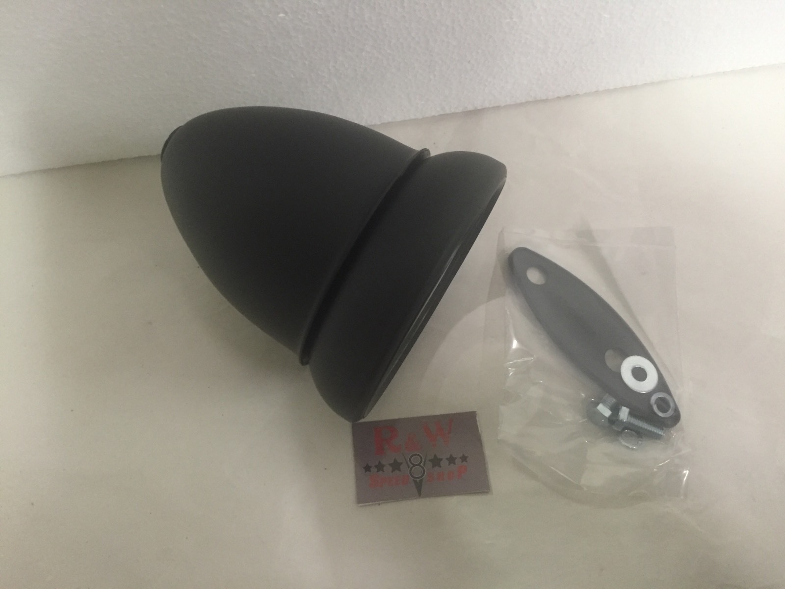 Pair Bullet Street Rod, Sports Car, GT Racing Exterior Mirrors - Black ...